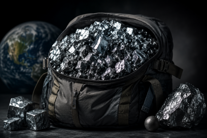 O material natural mais pesado da Terra é tão denso que uma mochila ...